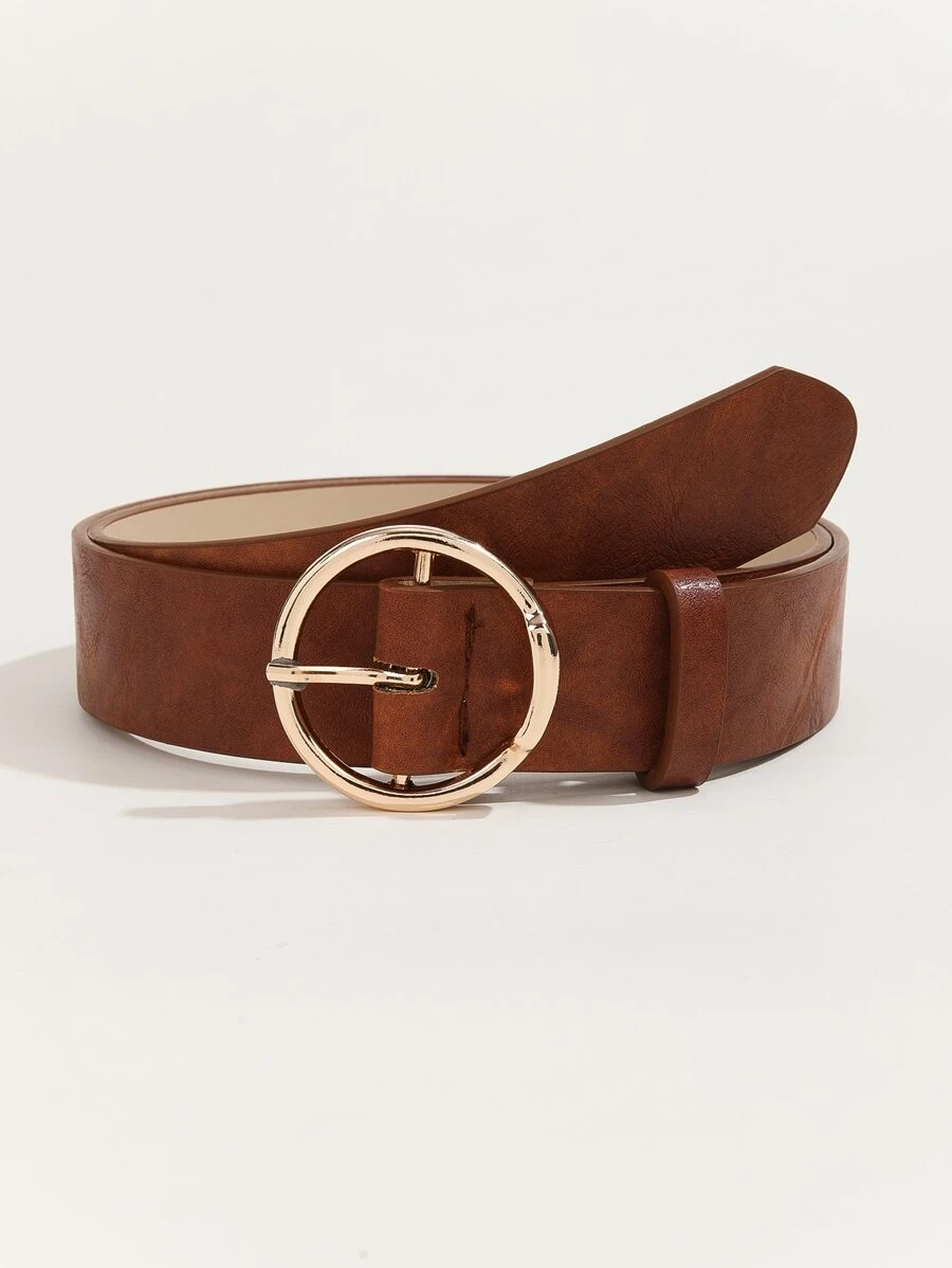 Round Buckle Belt | SHEIN USA
