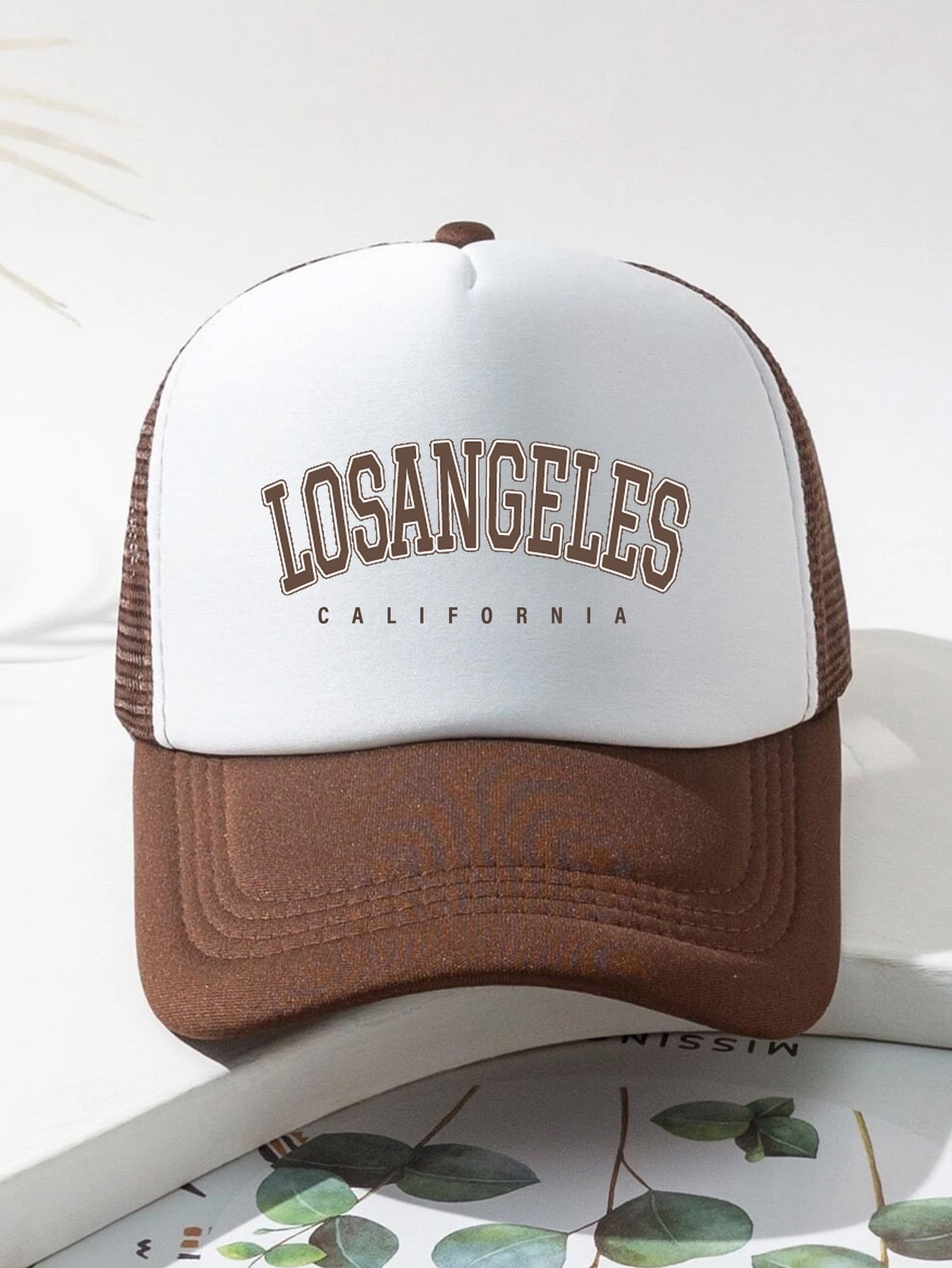 Letter Graphic Trucker Hat