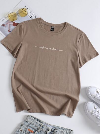 Graphic & Logo Tees | Slogan Tees | SHEIN USA