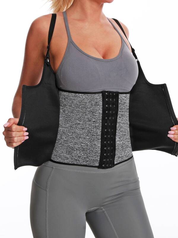 Synthetic Rubber Exercise Corset | SHEIN USA
