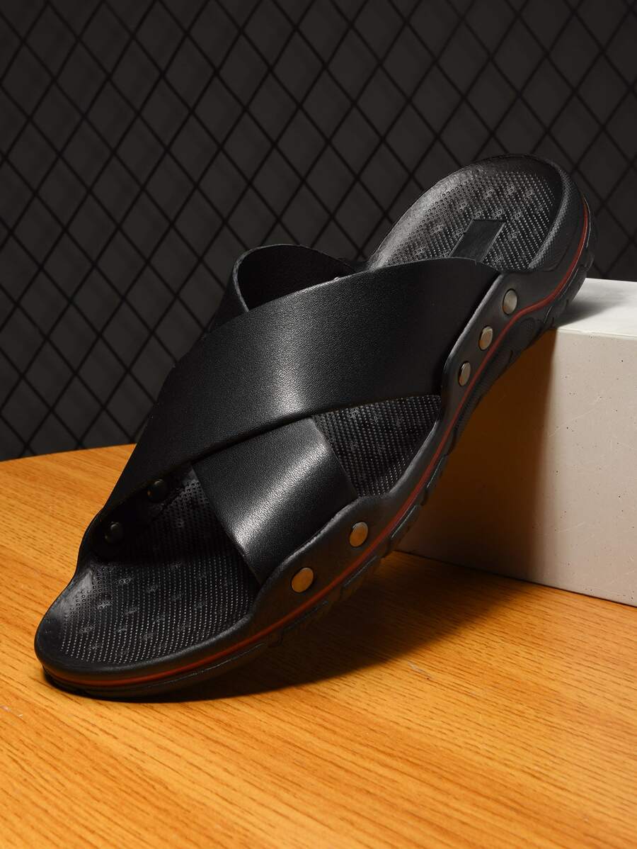 Men Criss Cross Slides | SHEIN USA