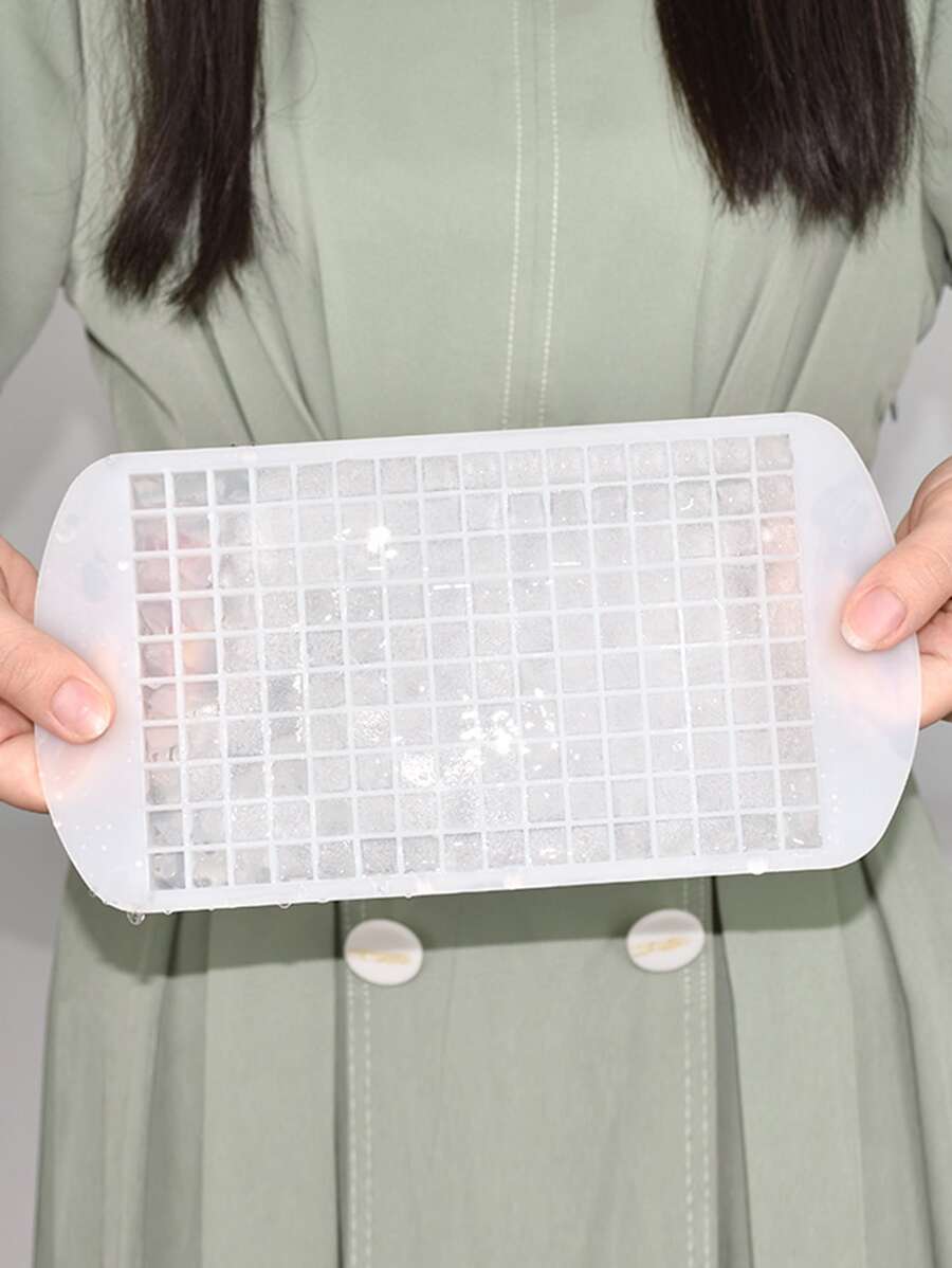 160 Grids Silicone Ice Cube Tray, Small Square Ice Maker, DIY Small Ice ...
