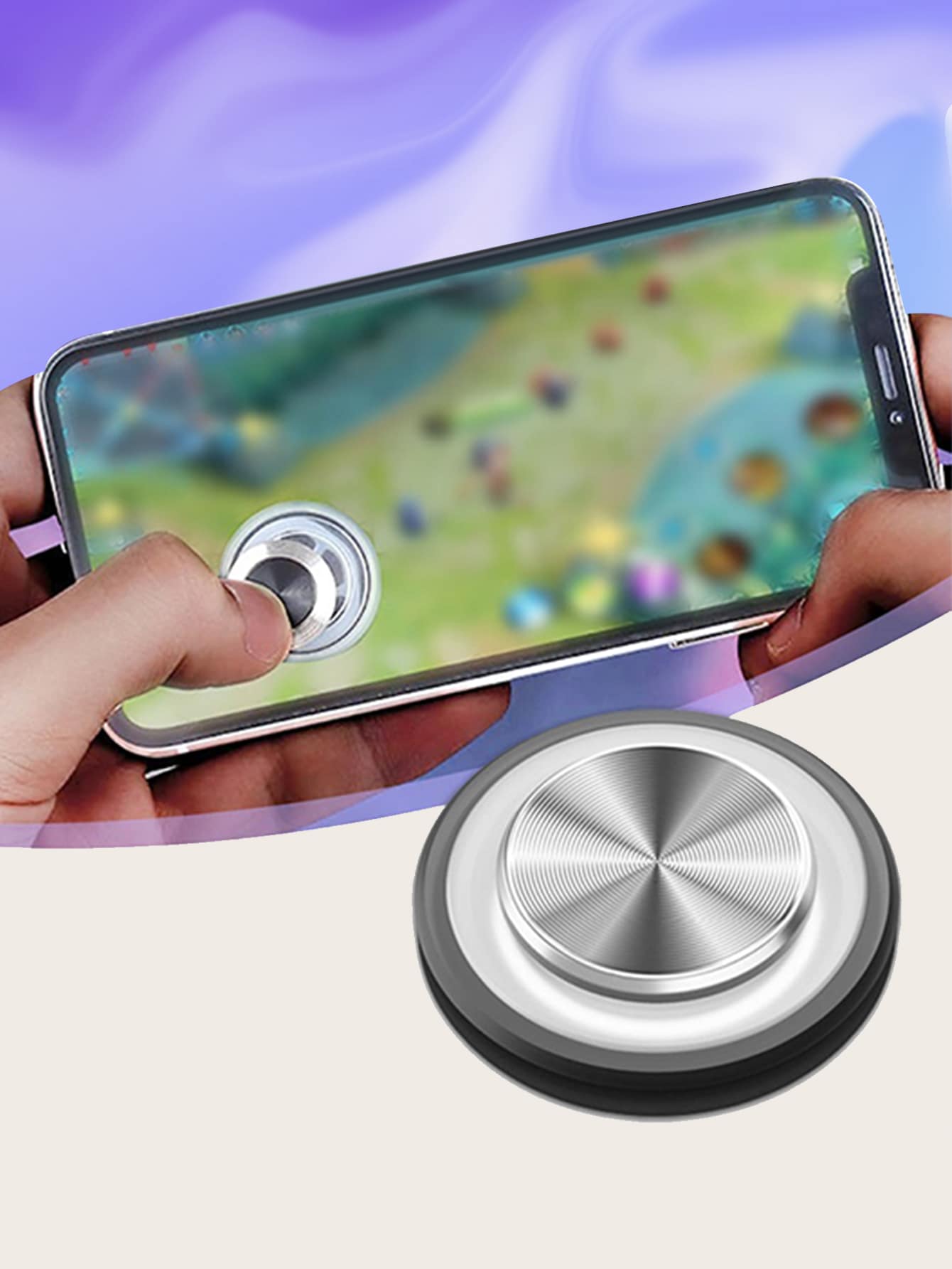 1pc Phone Game Joystick Suction Cup