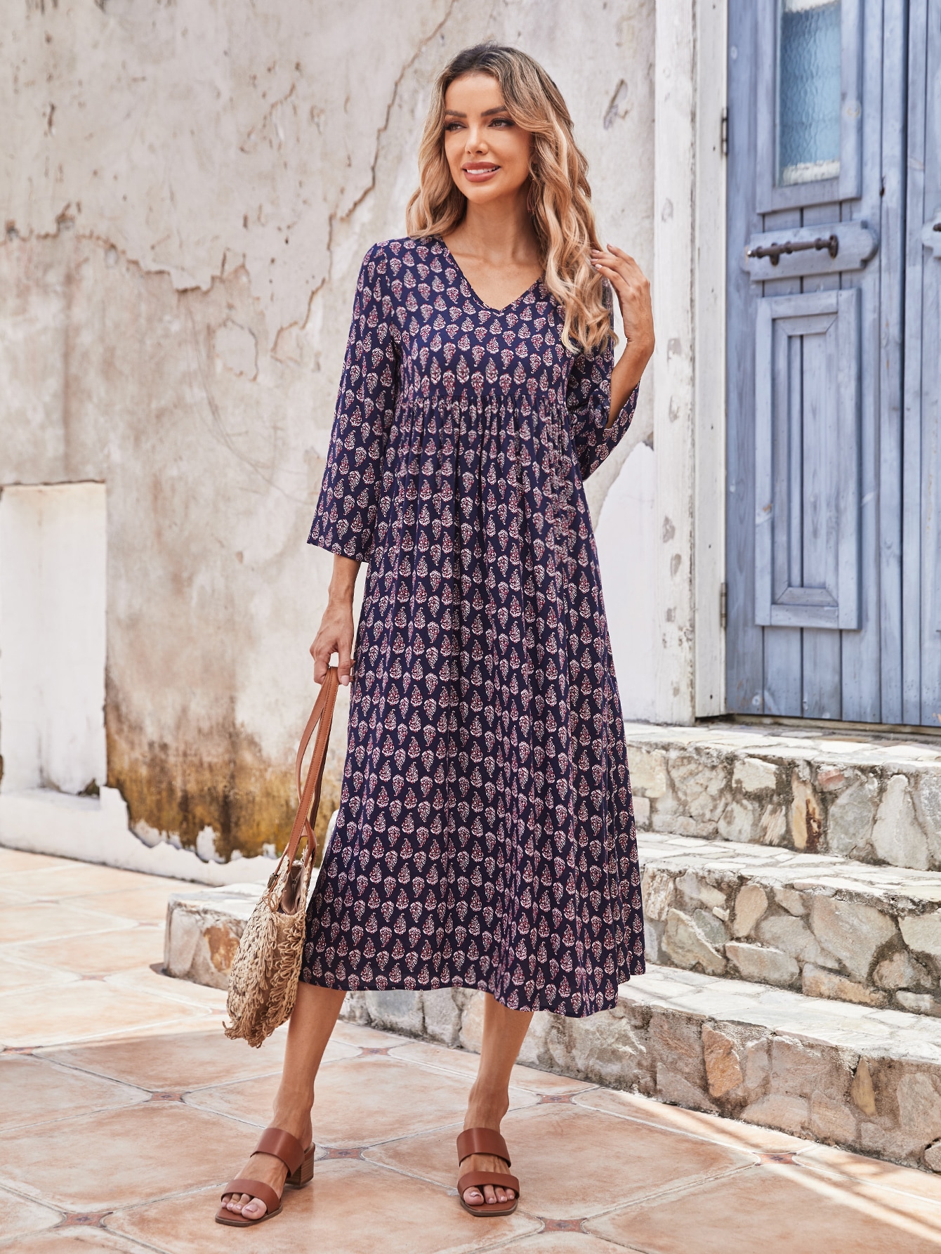 EMERY ROSE Allover Print Smock Dress | SHEIN UK