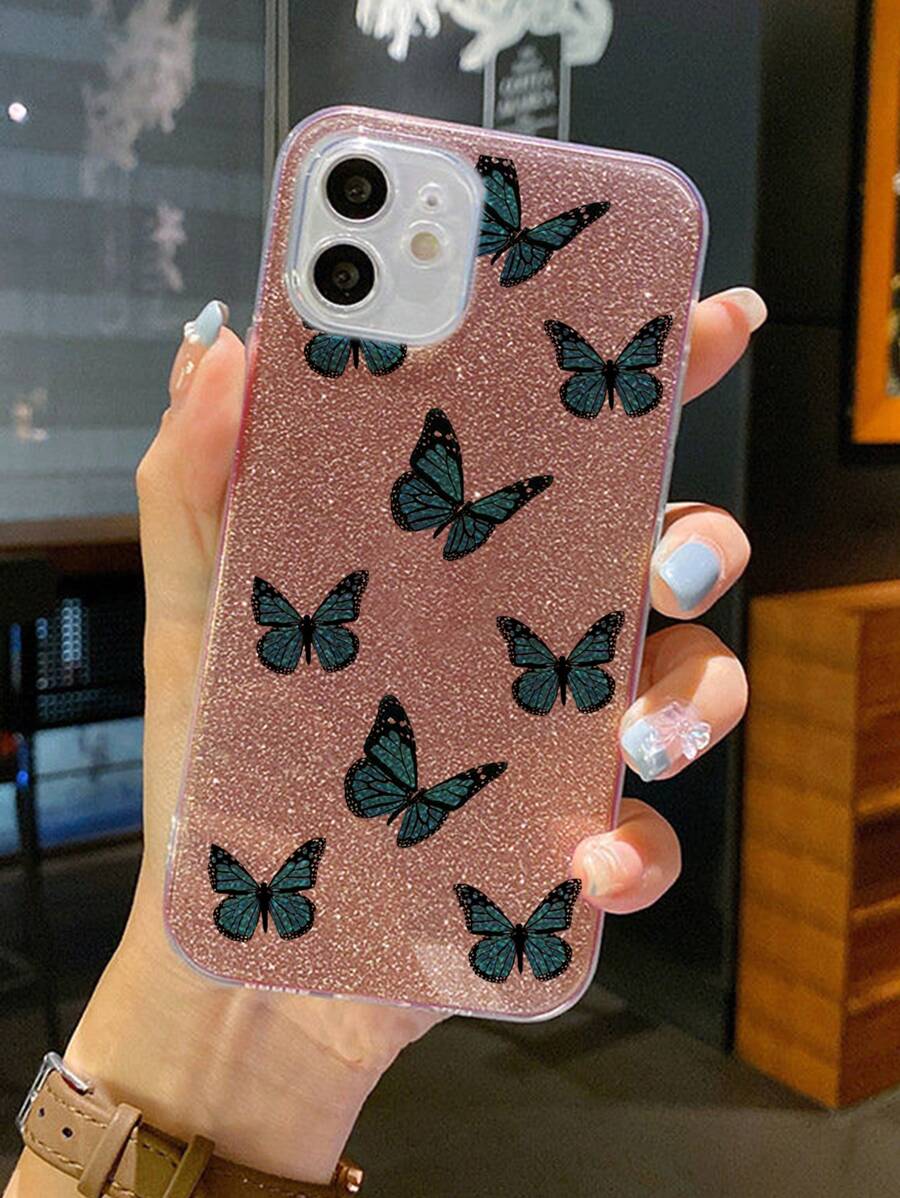 Butterfly Print Phone Case | SHEIN USA
