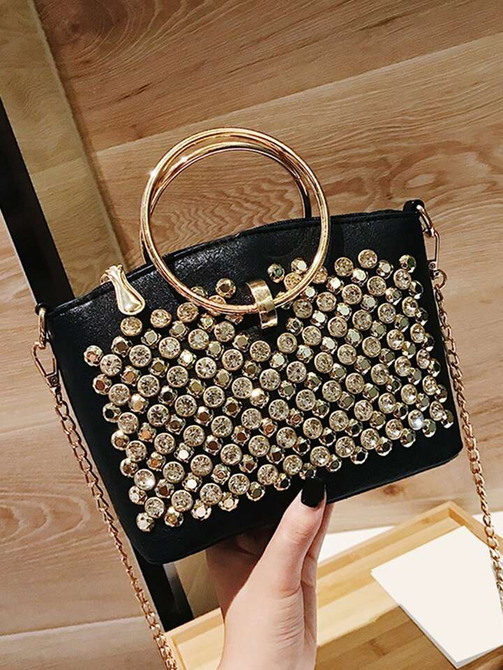 Rhinestone Studded Handbags