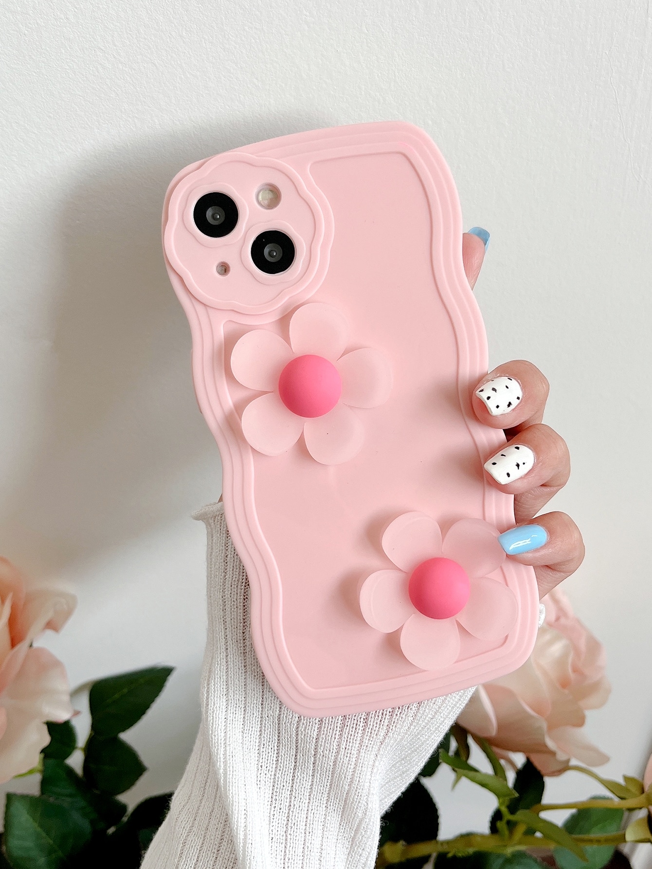 Luminous Floral Decor Phone Case