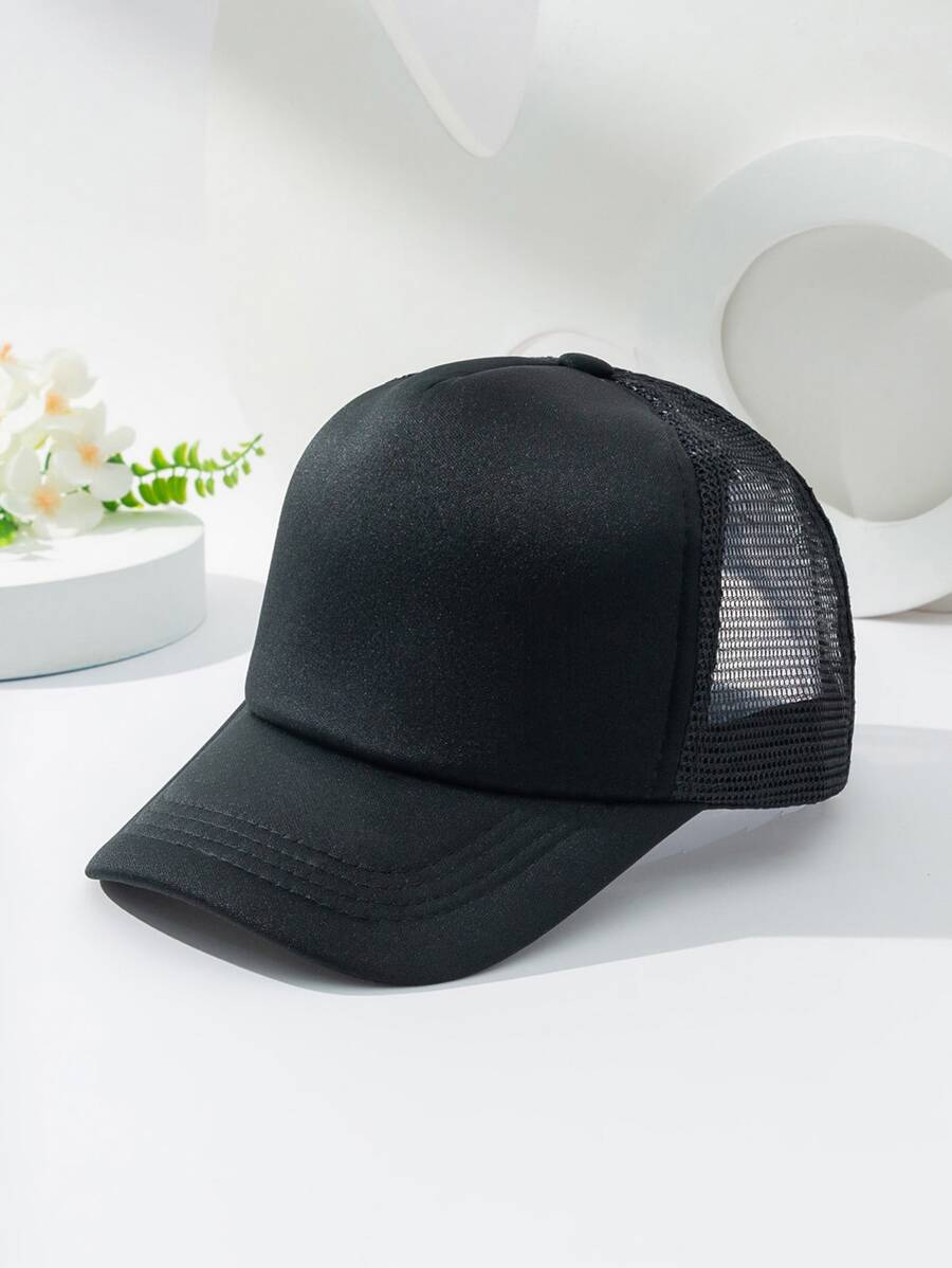 Toddler Kids Solid Trucker Hat | SHEIN USA
