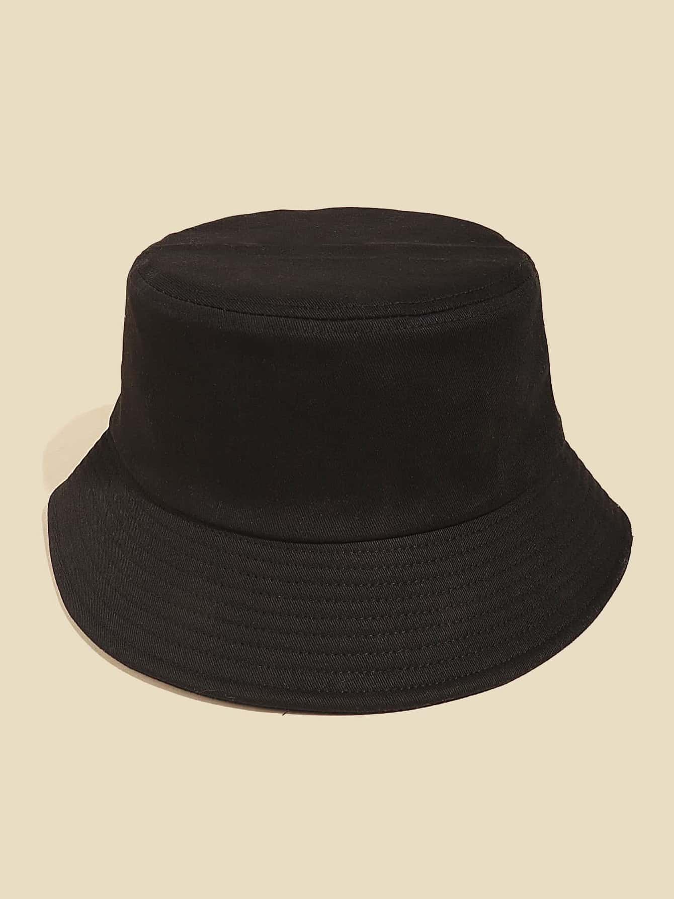 1pc Unisex Solid Color Bucket Hat, Sun Protection, Flattering Fit | SHEIN USA