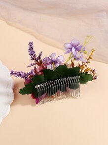 Flower Decor Hair Comb | SHEIN USA