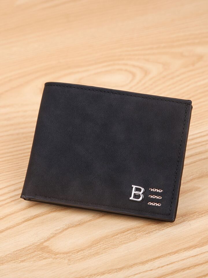 1pc New Mens Short Wallet Small Money And Credit Card Purse
