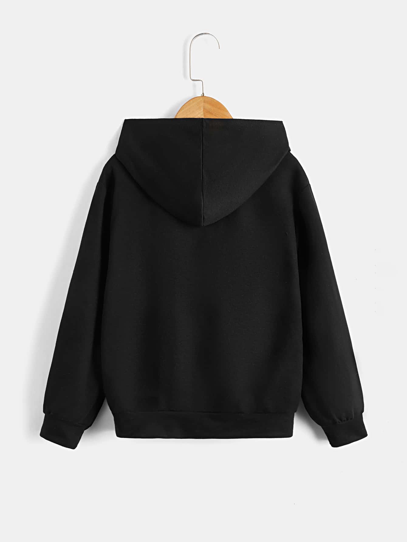 SHEIN Kids EVRYDAY Boys Reflective Game Console Print Hoodie | SHEIN USA