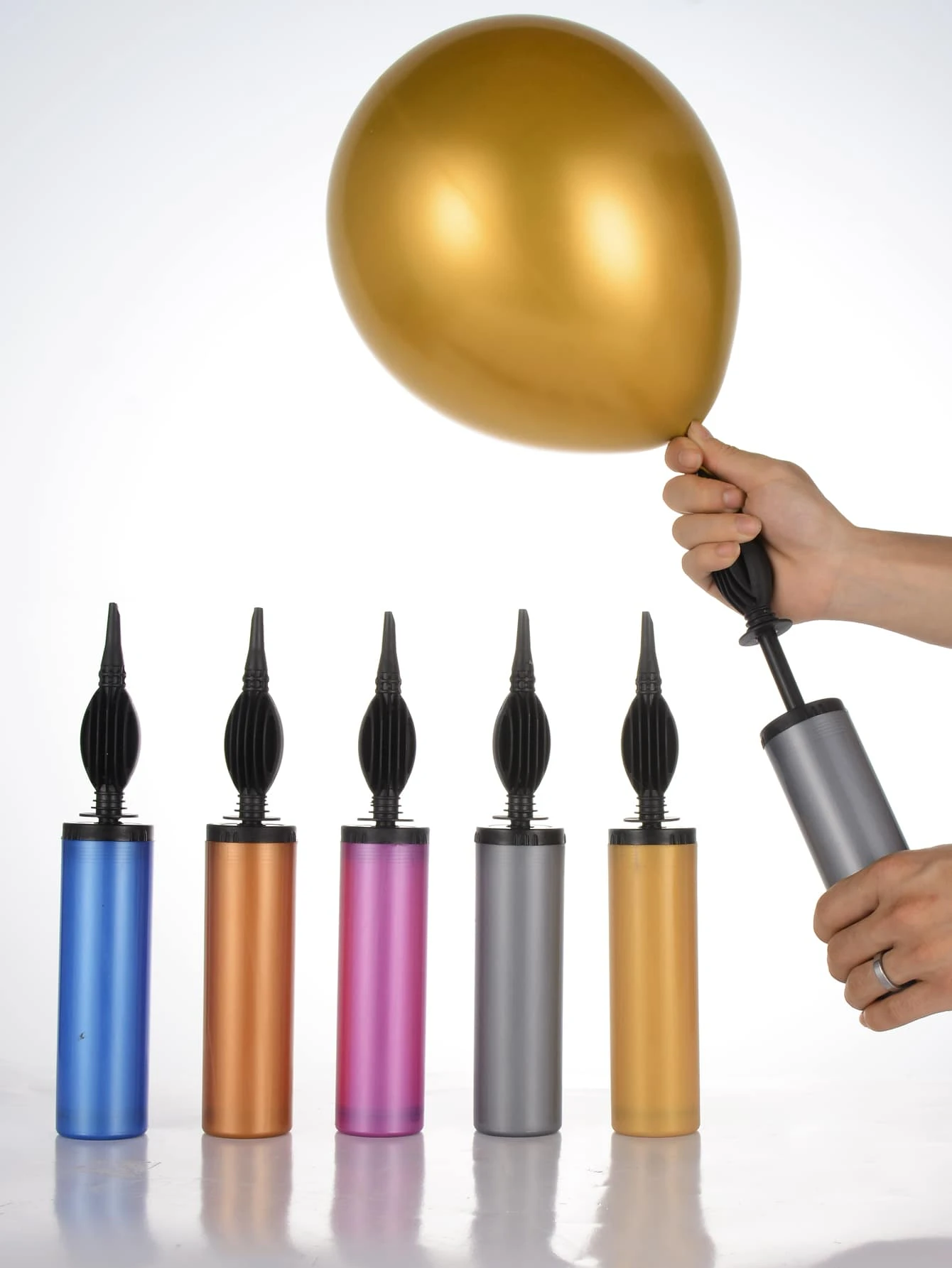1pc Plastic Balloon Inflator, Random Color Balloons Manual Pump For ...