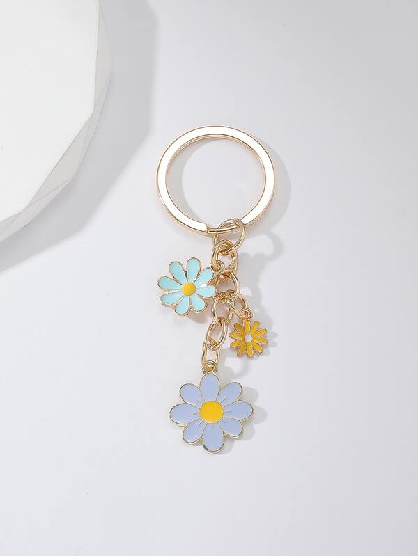 Daisy Charm Keychain | SHEIN UK