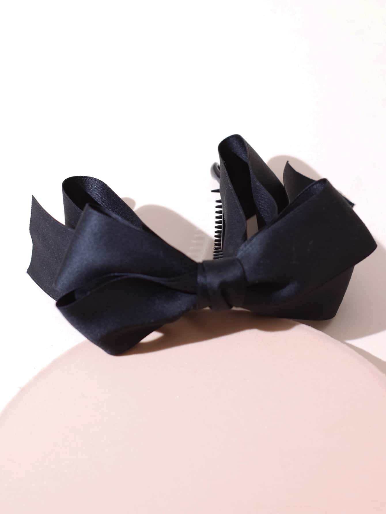 1pc Glossy Ribbon & Multi-layered Butterfly Bow Banana Clip Hair ...