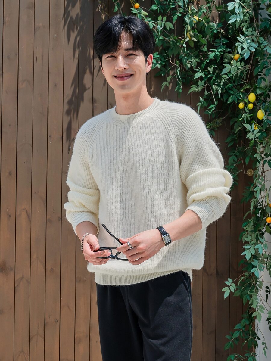 DAZY Men Raglan Sleeve Ribbed Knit Jumper | SHEIN UK