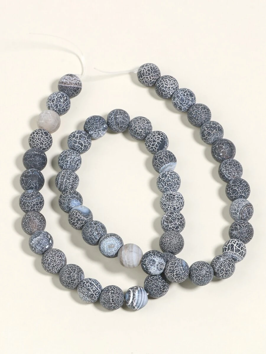 1strand 8mm Stone Design DIY Bead | SHEIN USA