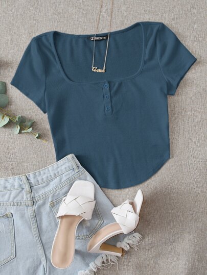 Women's Cropped Tees | Cropped Tops | SHEIN USA