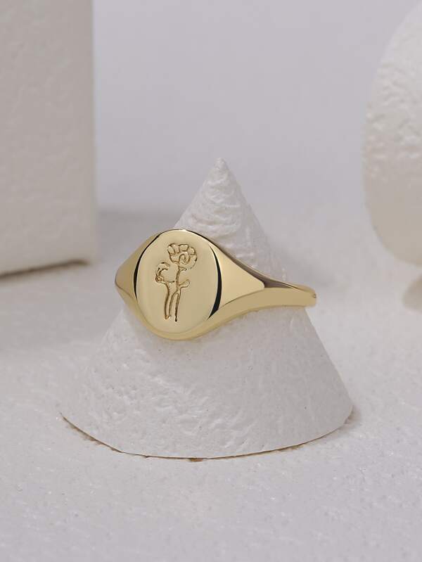 Flower Detail Ring | SHEIN USA