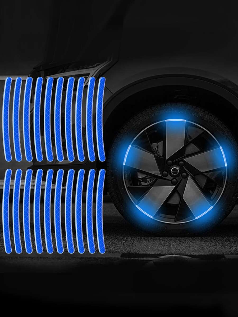 10 pièces Autocollants Réfléchissant Pour Véhicules | Mode en ligne ...