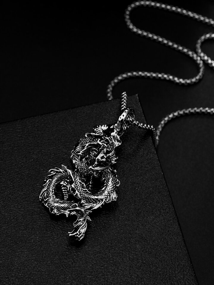 Shein dragon necklace store