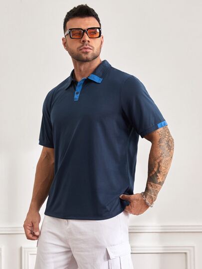 Shop Men's Polo Shirts | Trendy Fashion | SHEIN USA