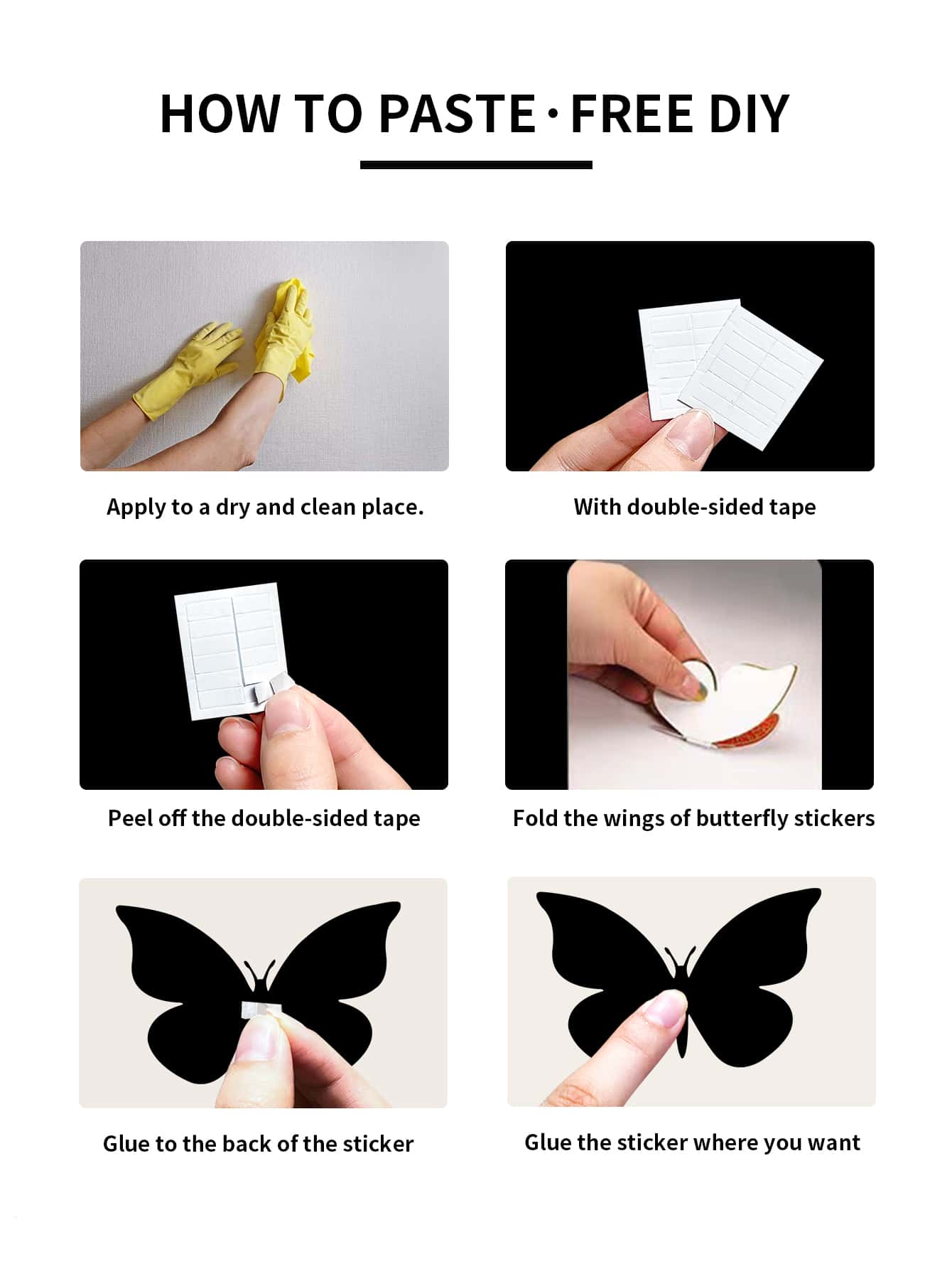 12pcs Butterflies Wall Stickers ,New Year Gift Home Decorations ,3D ...