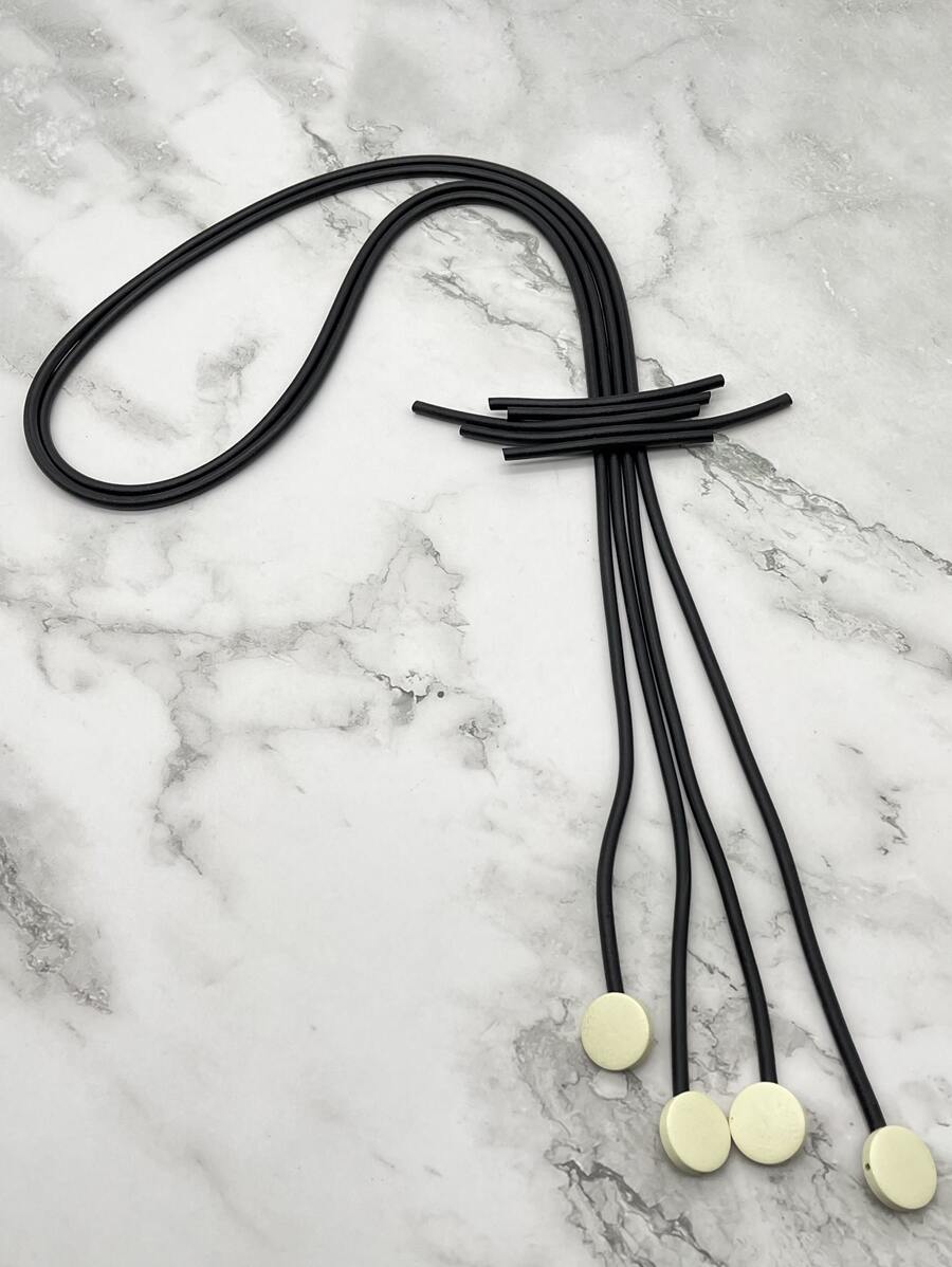 Round Decor Y Lariat Necklace | SHEIN USA