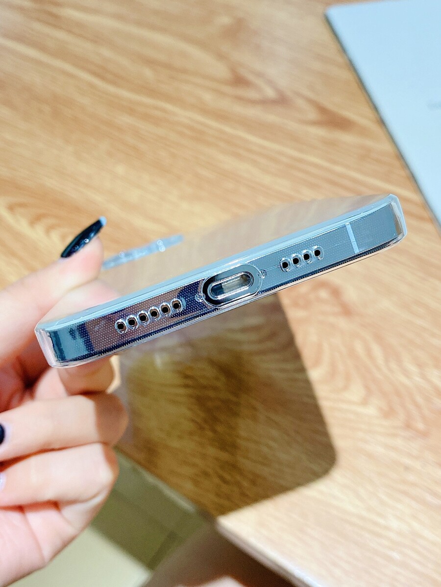 2000s Fashion Y2K Heart Print Transparent Case With Hearts Soft Colorful Laser Cover Flower ...