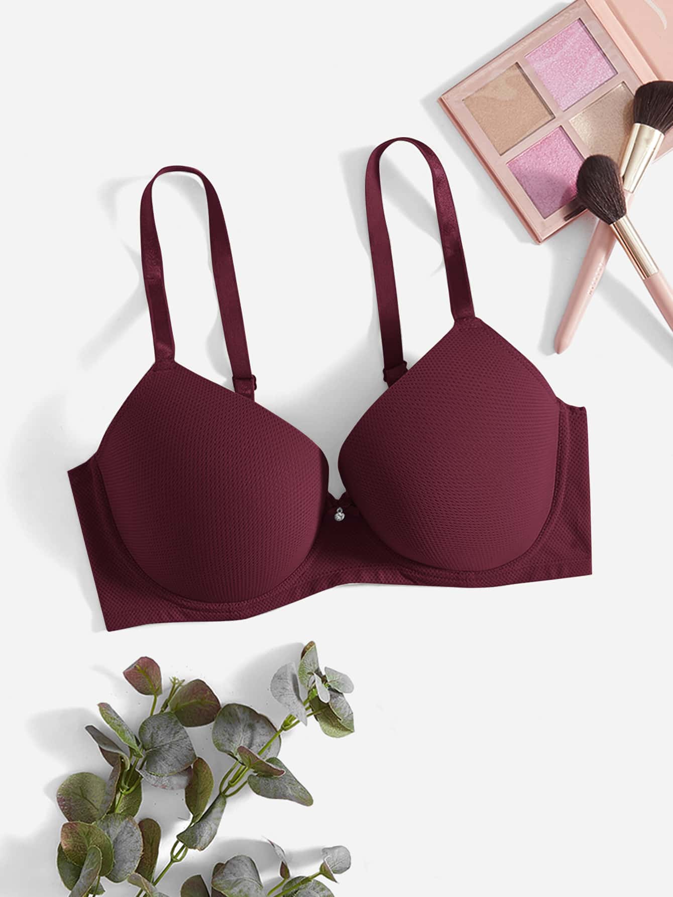 Plus Bow Detail Push Up Bra | SHEIN USA
