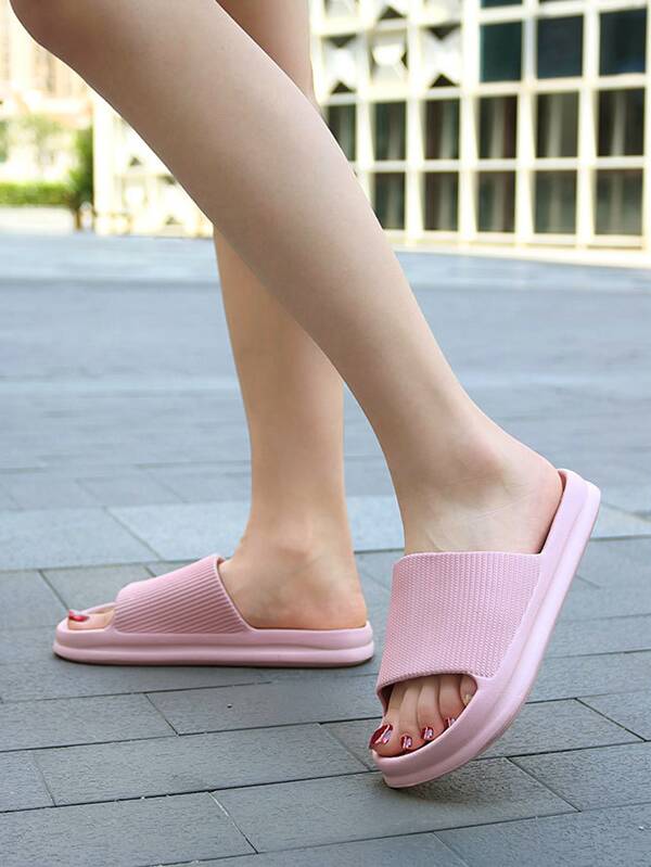 Minimalist Single Band Slides | SHEIN UK