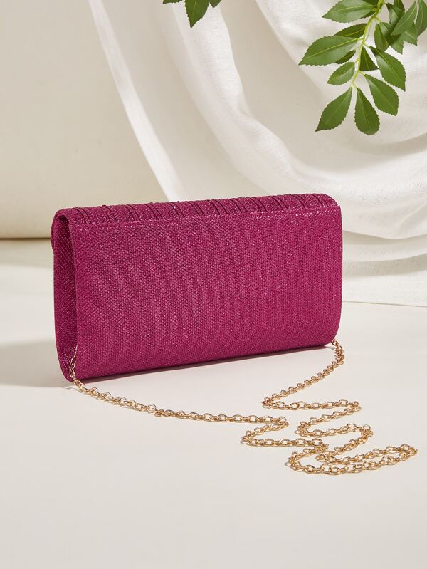 Glitter Rhinestone Decor Square Bag | SHEIN USA