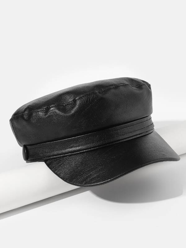 Solid Baker Boy Cap | SHEIN USA