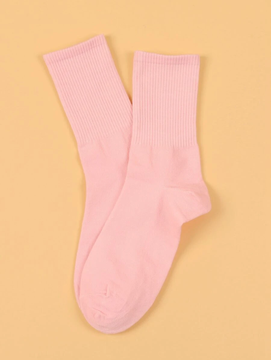 Solid Crew Socks | SHEIN USA