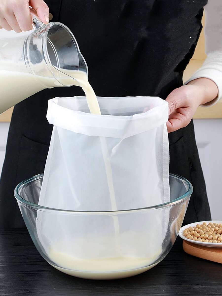 1pc, Soy Milk Filter Bag, Nut Milk Bag, Tea Coffee Yogurt Filter ...