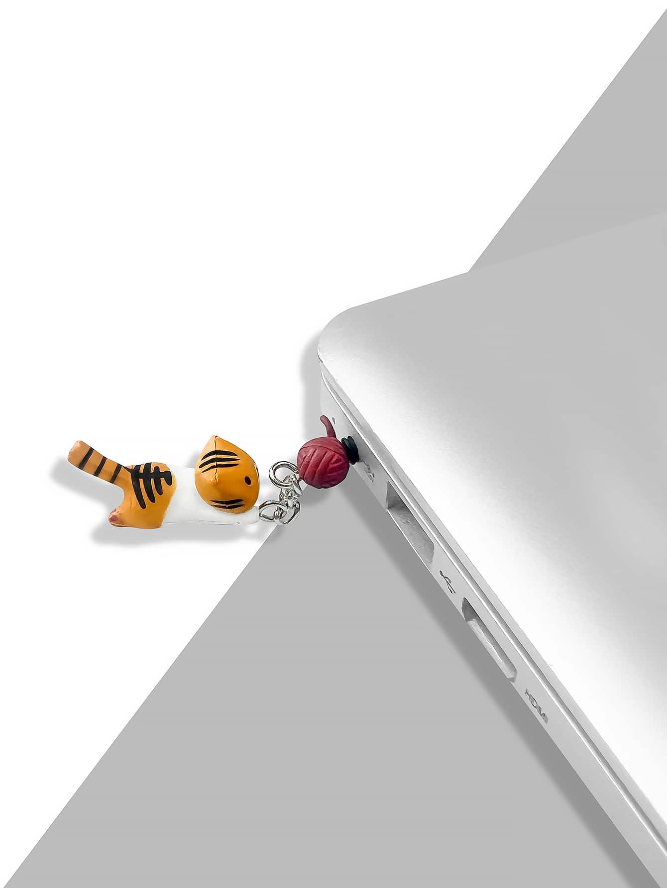 Cartoon Cat Design Laptop Dust Plug | SHEIN EUQS