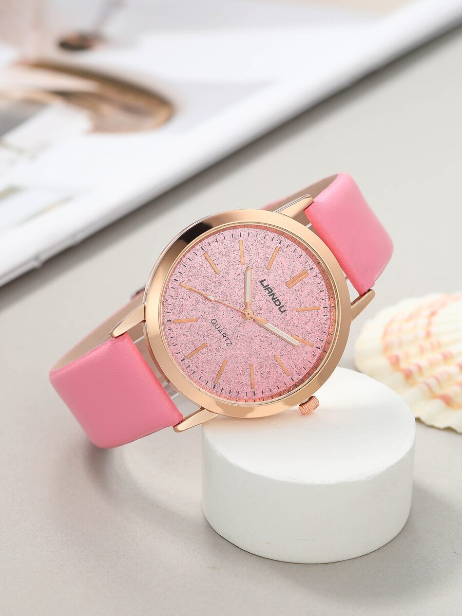 Round Pointer Quartz Watch | SHEIN USA
