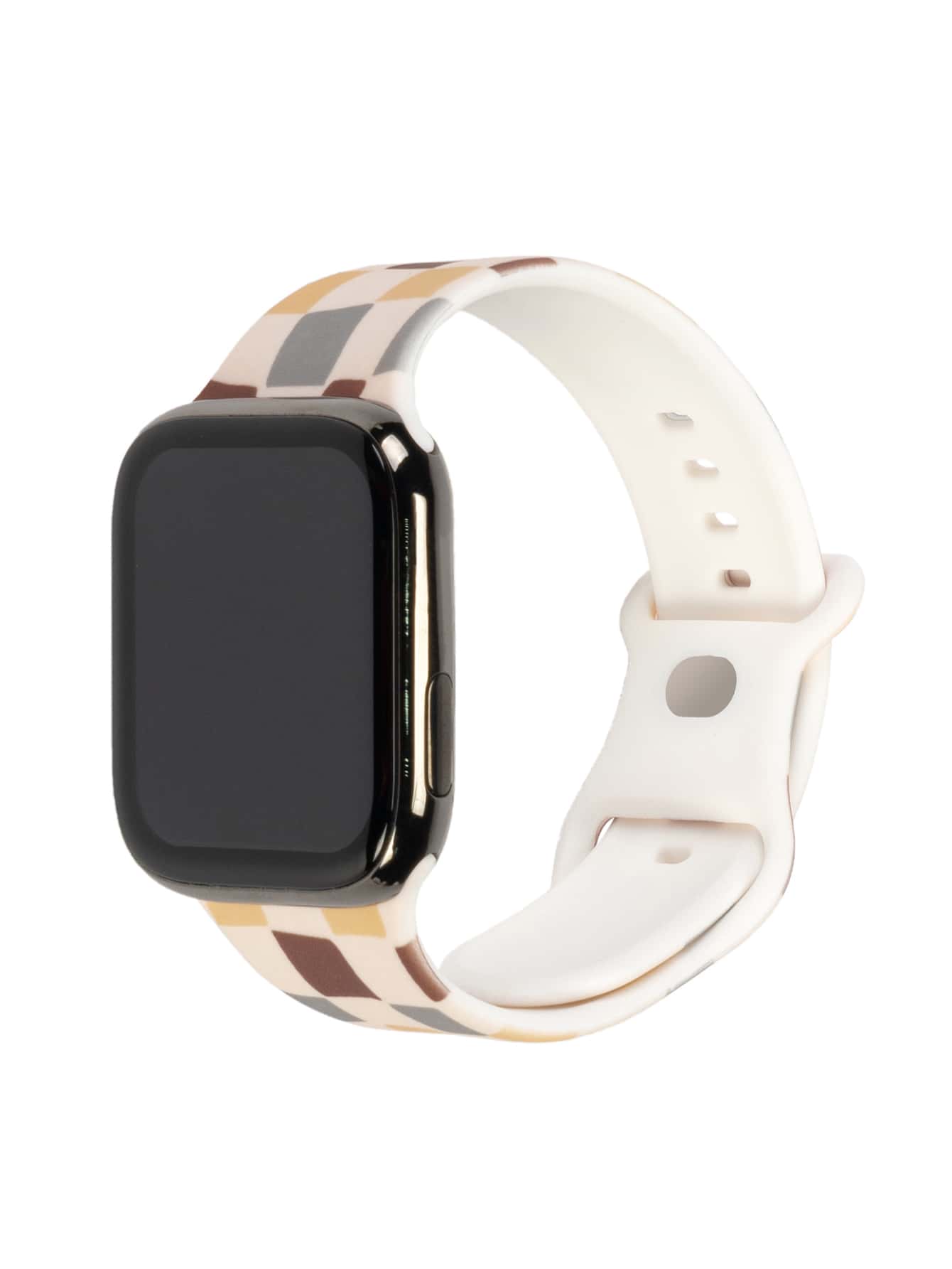 Plaid Pattern Watchband Compatible With Apple Watch | SHEIN USA