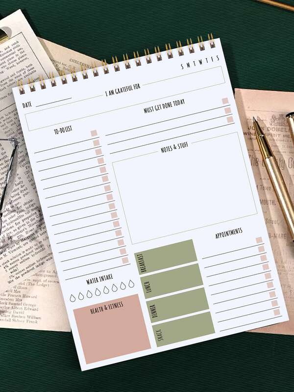 1pc B5 Daily Planner | SHEIN USA