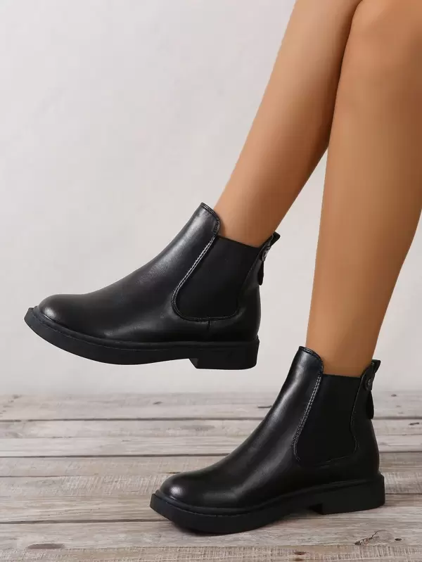 Botas Chelsea unisex con detalle de remaches | Moda de Mujer | SHEIN México
