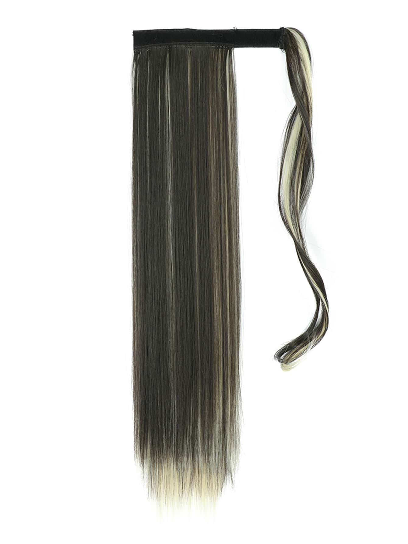 Extensión del pelo largo recto coleta sintético Multicolor – Yaxa Guatemala