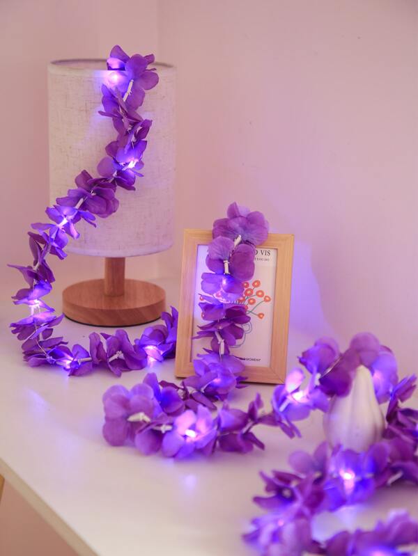 20 Led 2M Artificial Flower Vine String Light | SHEIN UK