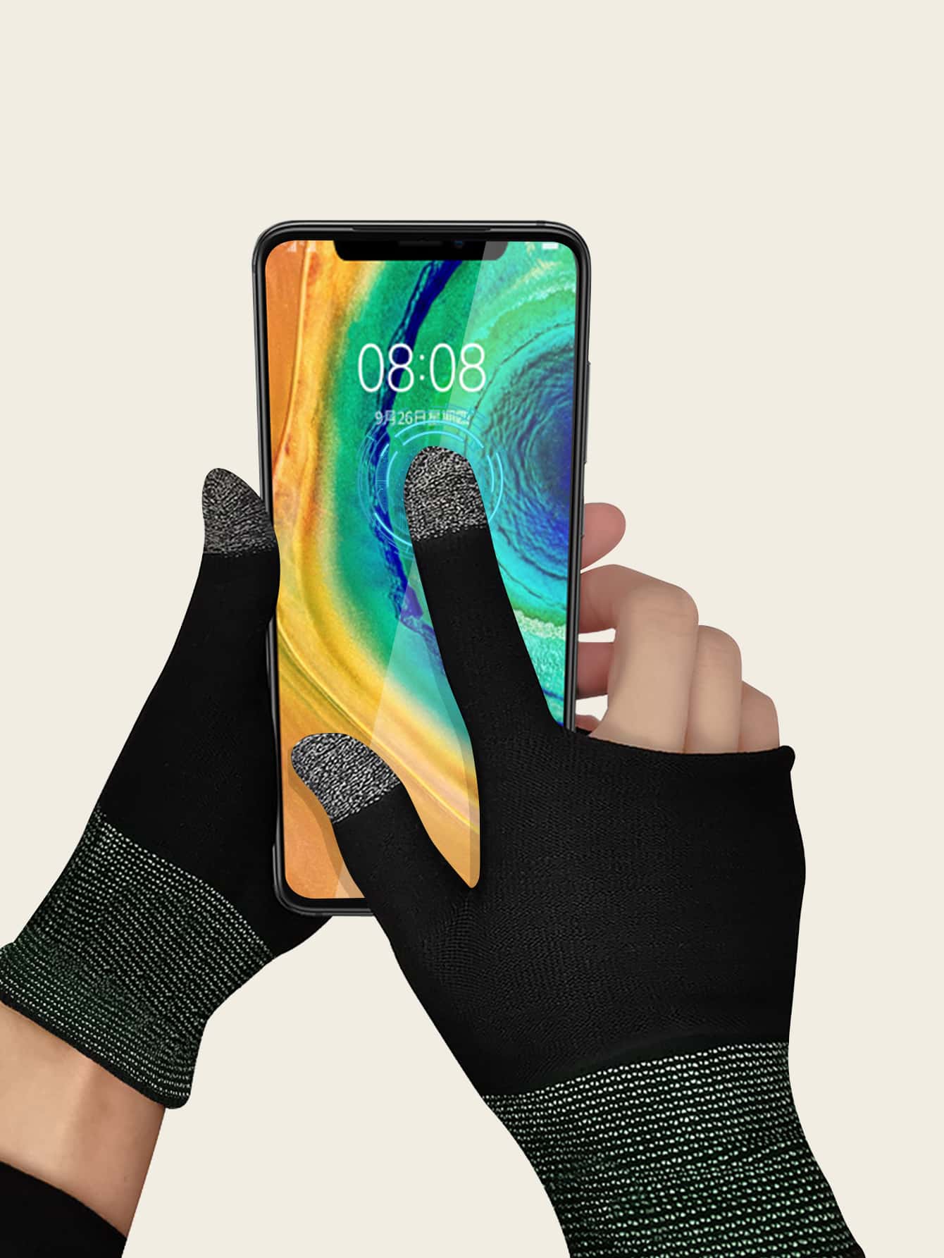 2pcs Anti-sweat Gaming Gloves