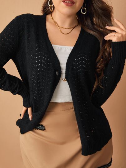 Shop for Plus Size & Curve Sweaters, Cardigans | SHEIN USA