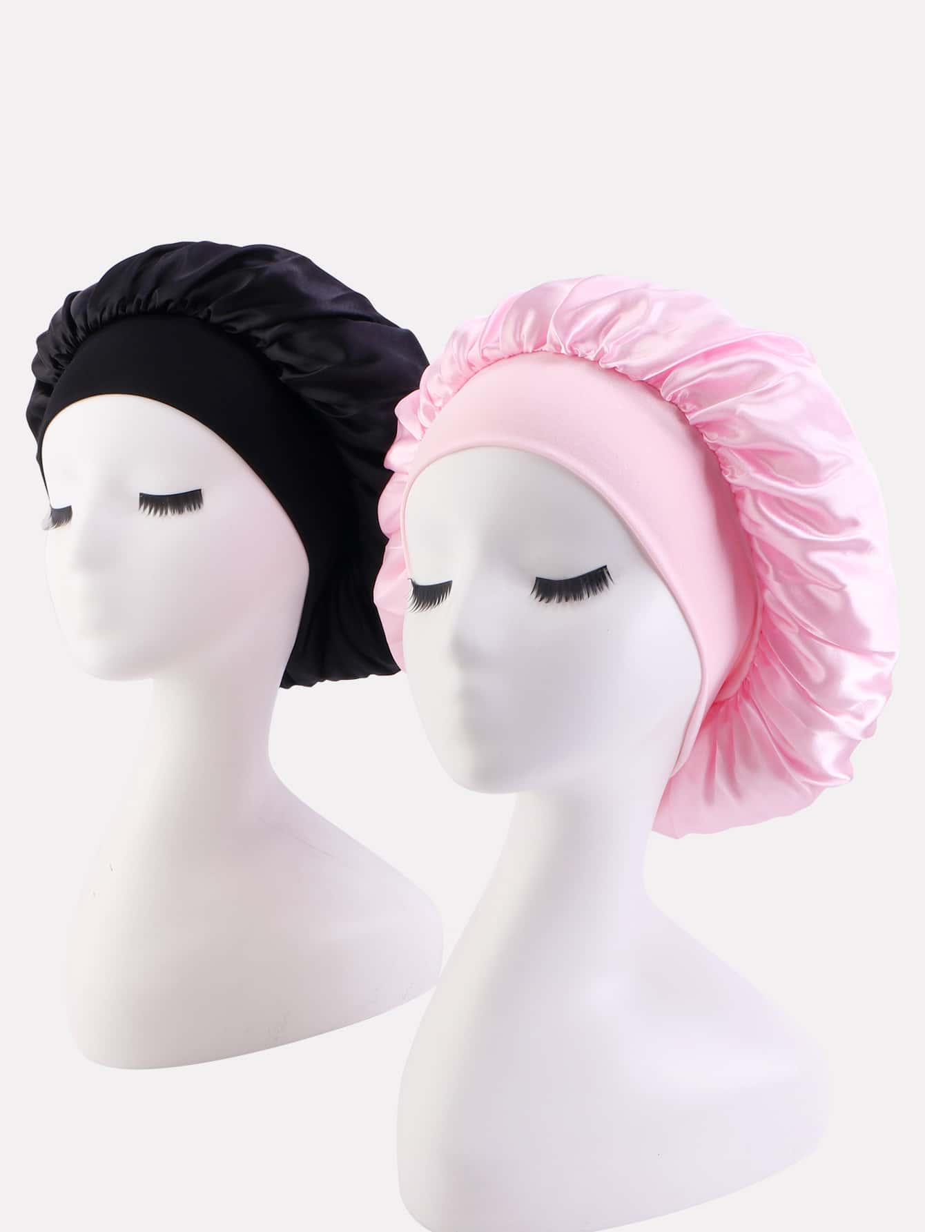 2pcs Women's Wide-Brimmed High Elasticity Headband Sleep Cap Chemo Caps ...