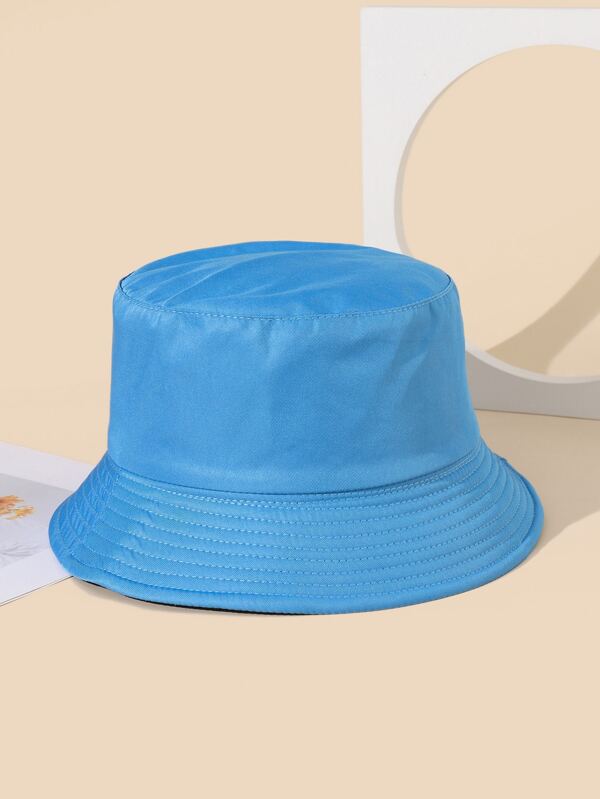 Solid Reversible Bucket Hat | SHEIN USA