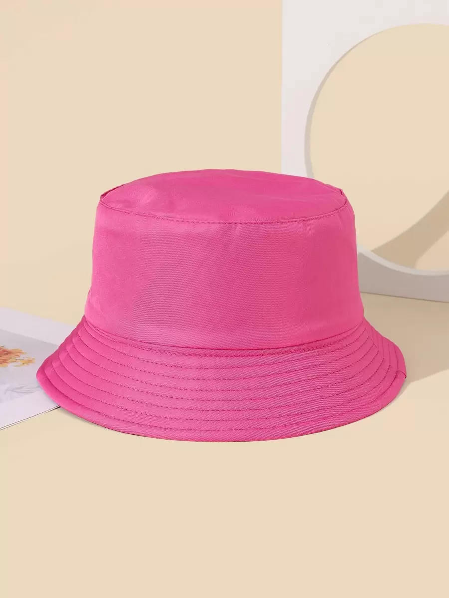Solid Reversible Bucket Hat | SHEIN USA