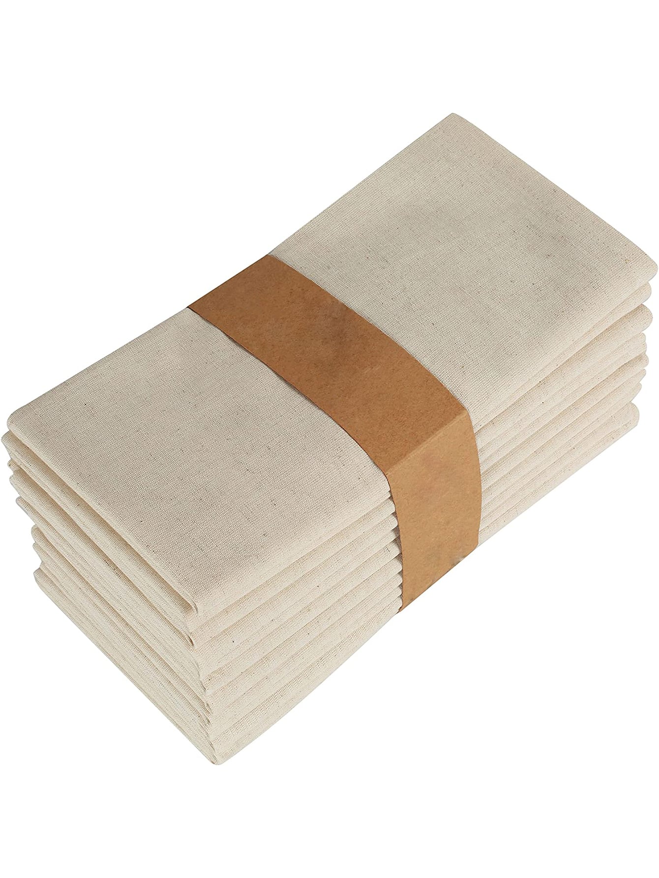 6pcs Solid Color Cloth Napkin