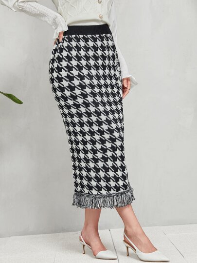 Search houndstooth skirt | SHEIN USA