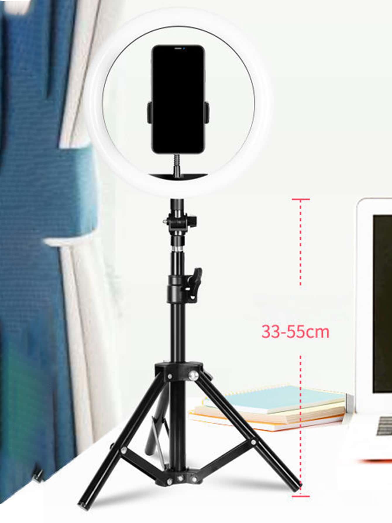 10-Inch Live Streaming Selfie Ring Light With 55cm Tripod Stand | SHEIN EUR